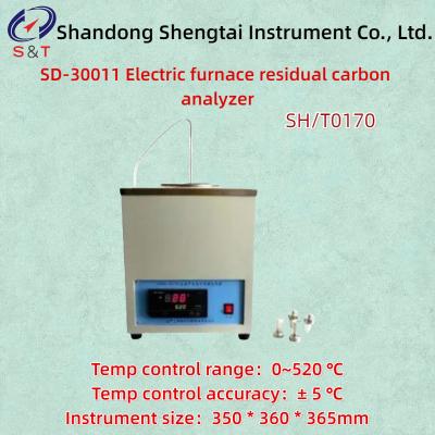 China Digital Electric Furnace Residual Carbon Analyzer SH/T0170 Range 0~520 ℃ for sale