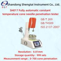 China Fully Automatic Constant Temperature Cone Needle Penetration Tester ISO 2137-2007 for sale