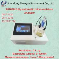 China Fully Automatic Lubricant Micro Moisture Analyzer ASTM D1744 Coulomb Law Resolution 0.1μG for sale