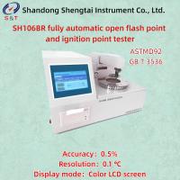 China Fully Automatic Open Flash Point And Ignition Point Tester ASTMD92 Accuracy 0.5% for sale