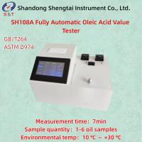 China Fully Automatic Oleic Acid Value Tester ASTM D974 1-6 Oil Samples Accuracy ± 0.005mgKOH/G for sale