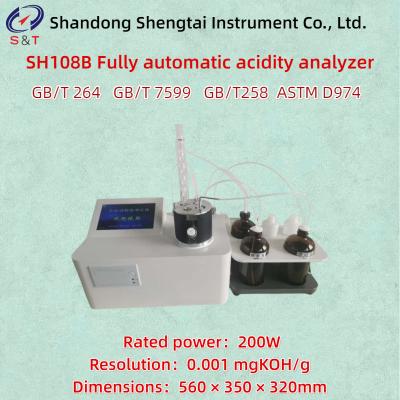 China Transformer Oil Fully Automatic Acidity Analyzer ASTM D974  Range 0.001~2.0 MgKOH/G for sale