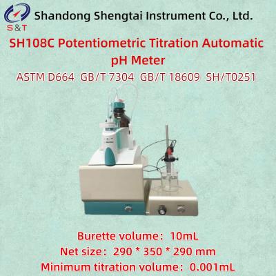 China Potentiometric Titration Automatic PH Meter  ASTMD664 10ml Burette Min Titration 0.001mL for sale