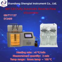 China 2 Sets Fully Automatic Reverse Flow Viscometer GB/T11137 Heating Rate >5 ℃/Min for sale