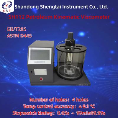 China 4 Holes Petroleum Kinematic Viscometer ASTM D445 Room Temp -100 ℃ 1800W for sale