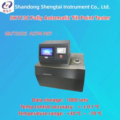 China Single Hole Fully Automatic Pour Point Measuring Instrument ASTM D97 1000 Sets Data Storage for sale