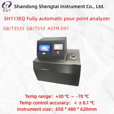 China Single Hole Fully Automatic Pour Point Analyzer ASTM D97 Data Storage 199 Sets for sale