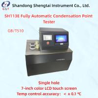 China LCD Automatic Condensation Point Tester Single Hole Accuracy ＜ ± 0.1℃ GB/T510 for sale
