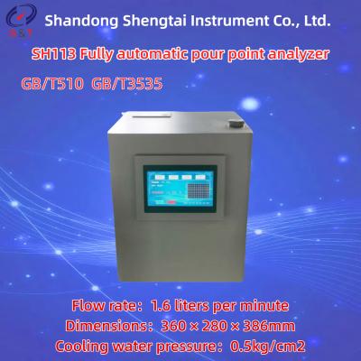China Fully Automatic Pour Point Analyzer GB/T 3535 Semiconductor Refrigeration 1.6 L/Min for sale