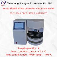China SH123 Liquid Phase Corrosion Automatic Tester 4 Samples PT100 Sensor ASTM D665 for sale