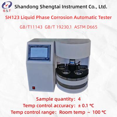 China SH123 Liquid Phase Corrosion Automatic Tester 4 Samples PT100 Sensor ASTM D665 for sale