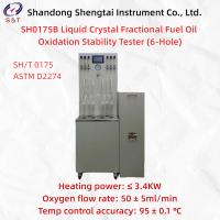 China 6 Hole Distillation Fuel Oil Oxidation Stability Tester 95 ± 0.1 ℃ ASTM D2274 for sale