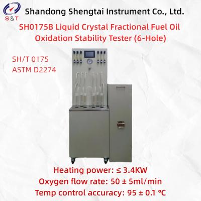 China 6 Hole Distillation Fuel Oil Oxidation Stability Tester 95 ± 0.1 ℃ ASTM D2274 for sale