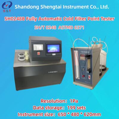 China Double Hole Fully Automatic Cold Filter Point Tester 0 ～ 200.0KPa PT100 ASTMD 6371 for sale