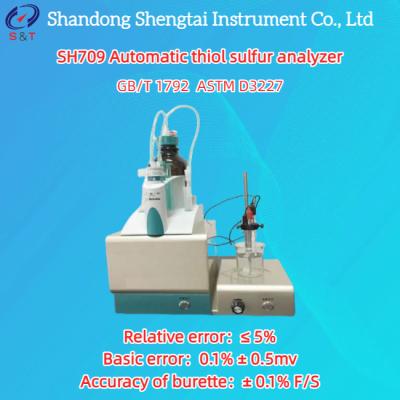 China Automatic Thiol Sulfur Analyzer 10ml Burette ASTM D3227 for sale
