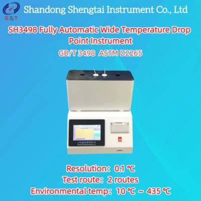 China SH3498 Automatic Wide Temperature Drop Point Instrument ASTM D2265 for sale