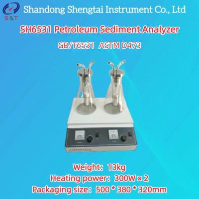 China ASTM D473 Petroleum Sediment Analyzer Dual Structure 300W Heating for sale