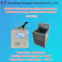 China Fully Automatic Dual Hole Microcrystalline Wax Melting Point Meter GB/T8026 for sale