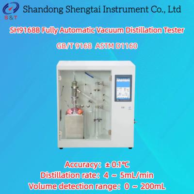 China Fully Automatic Vacuum Distillation Tester ASTM D1160 ±0.1℃ Accuracy for sale