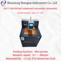 China Brinell Rotational Viscometer 0.1-200rpm Digital PID for Lube Oil Testing for sale