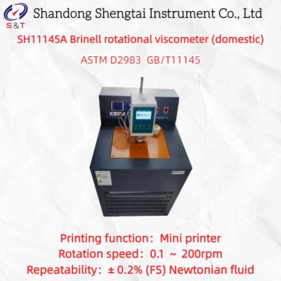 China Brinell Rotational Viscometer 0.1-200rpm Digital PID for Lube Oil Testing for sale