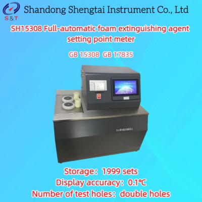 China Automatic Foam Extinguishing Agent Freezing Point Tester Double Holes GB 15308 for sale