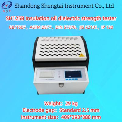 China 29kg Insulation Oil Dielectric Strength Tester 2.5mm Electrode Gap ASTM D877 for sale