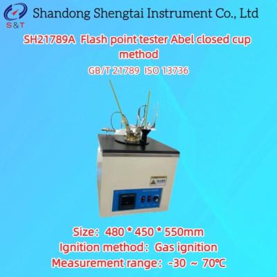China Abel Closed Flash Point Tester Gas Ignition 30r/min range -30 ～ 70℃ ISO 13736 for sale