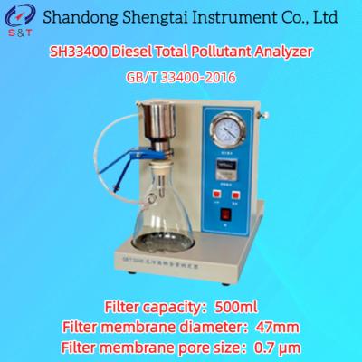 China Diesel Total Pollutant Content Tester Capacity 500ml Weighing Method GB/T 33400 for sale