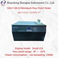 China Metal Bath Petroleum Pour Point Tester Twin Compressor Pour Point RT ～ -35℃ ASTM D97 for sale