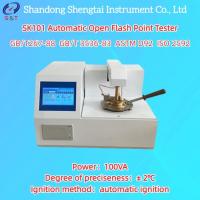 China LCD Display Automatic Open Flash Point Tester RT ～ 400℃ Forced Air Cooling ASTM D92 for sale