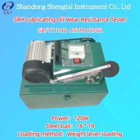 China Lubricating Oil Wear Resistance Tester Motor 1400r/min Steel ball 14 * 14 ASTM D2782 for sale