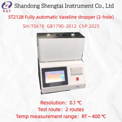 China ST212B Fully Automatic Vaseline Drop Point Tester with 0.1℃ Resolution and GB1790 Compliance for sale