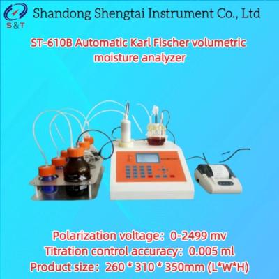 China Automatic Karl Fischer Moisture Analyzer with 0.001%-100% Range and 0.005 ml Accuracy for sale