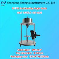 China Dust Resting Angle Tester with 60°± 0.5° Cone Taper 5mm Funnel Outlet and Φ 80mm Tray for sale