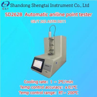 China Automatic Aniline Point Tester RT-200℃ Storage 200sets Mirco Printer ASTM D611 for sale