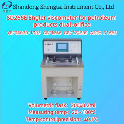 China Dual-Orifice Engler Viscometer Measure 20～100℃ Stainless Steel Inner Pot ASTM D1665 for sale
