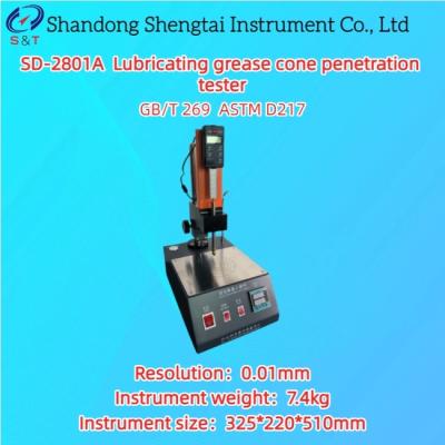 China Manual Lubricating Grease Cone Penetration Tester 0-700 Cone Penetration ASTM D217 for sale