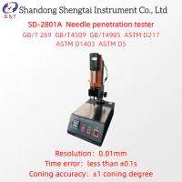 China Needle Penetration Tester Asphalt Petroleum Wax 0 ～ 700 Cone Degree ASTM D1403 for sale