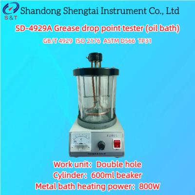 China 2 Holes Grease Drop Point Tester Oil Bath 120r/Min Measure RT-270℃ AST D566 for sale