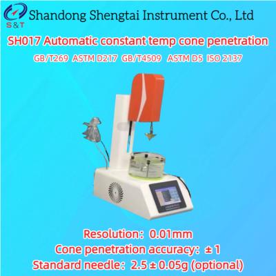 China Automatic constant temp cone penetration 0 - 700CPT Refractory mud ASTM D217 for sale