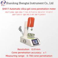 China Automatic Silica Gel Cone Penetration Meter Silicone Grease 10 - 50℃ ISO 2137 for sale