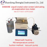 China Lubricating Oil Evaporation Loss Meter NT - 250℃± 0.1℃ Metal Bath Heating ASTM D5800 for sale
