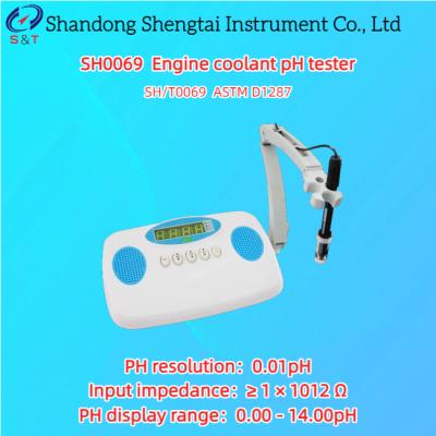 China Engine Coolant PH Tester PH 0.00 - 14.00pH Temp Compensation 0 - 60℃ ASTM D1287 for sale