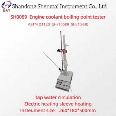 China Manual Single Hole Engine Coolant Boiling Point Tester Hard Glass Flask ASTM D1120 for sale