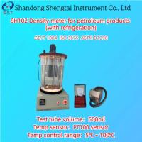 China 2 Holes Crude Oil Density Meter With Refrigeration 5℃-100℃ PT100 Sensor ASTM D1298 for sale