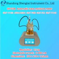 China 0-400ma Automatic Trace Moisture Meter 0.00001% ～ 100% Lcd Display Astm D6304 for sale