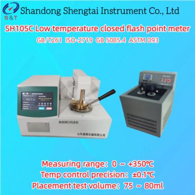 China Low Temperature Closed Flash Point Meter 0 ～ +350℃ Electric Igniting Gun ASTM D93 for sale