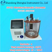 China 4 Holes Petroleum Kinematic Viscometer RT ～ 100℃ Digital Display ASTM D445 for sale