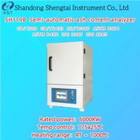 China Semi-Automatic Ash Content Analyzer RT ～ 1000℃ Thermocouple Temp Control ASTM D874 for sale